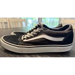 Vans | Shoes | Vans Off The Wall Canvas Suede Blackwhite Men Size 15 ...